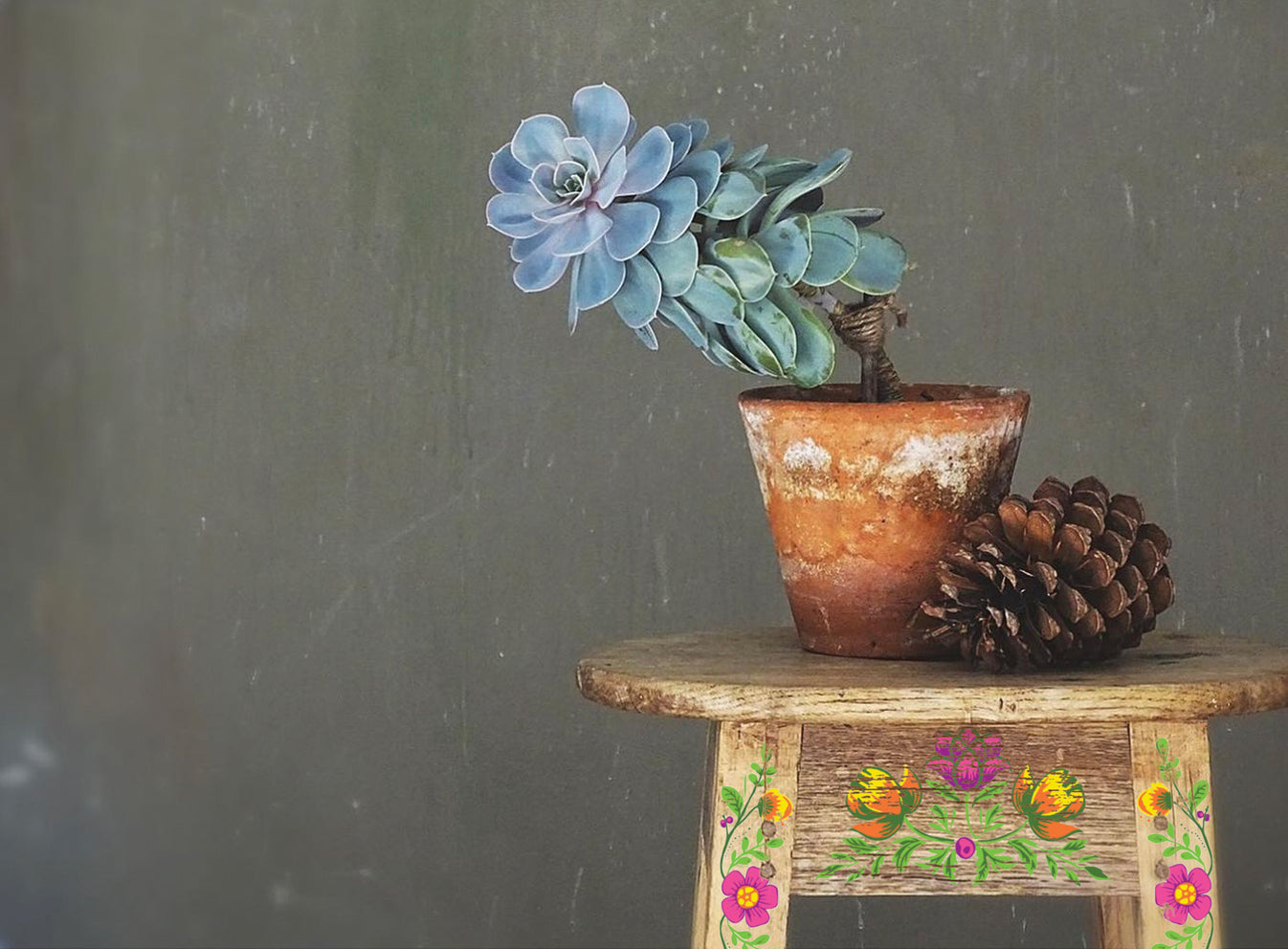 Vida Flora IOD Paint Inlay Designed by DIY Paint – Nest Gifts