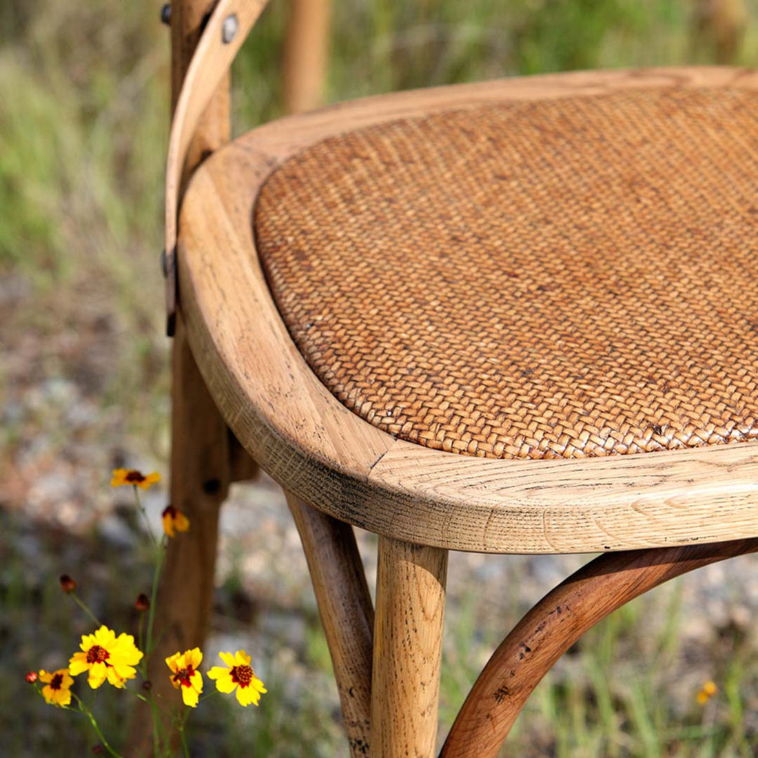 Wooden Cross Back Chair – Nest Gifts